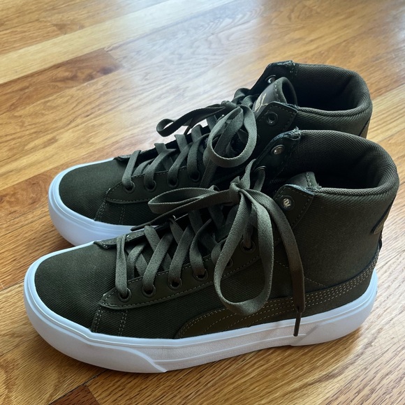 Puma | Shoes | Brand New Puma High Tops In Olive Green Size 7 | Poshmark